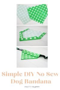 DIY No Sew Dog Bandana