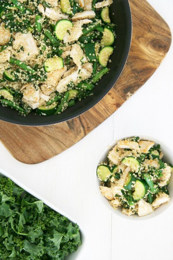 Healthy Homemade Chicken & Kale Stir Fry Dog Food Recipe