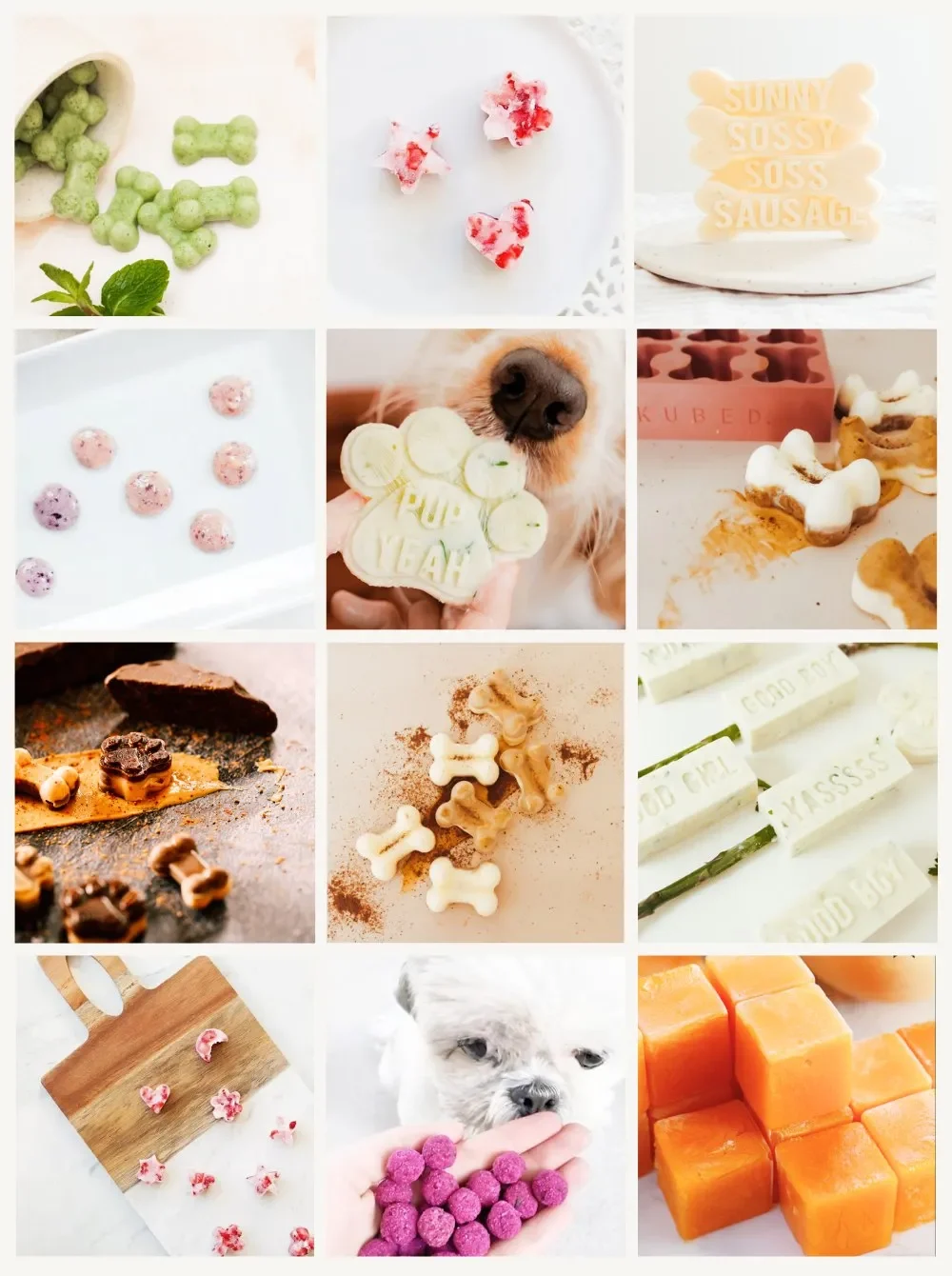 Easy Peanut Butter Dog Cookies Recipe (Done 4 Ways!)